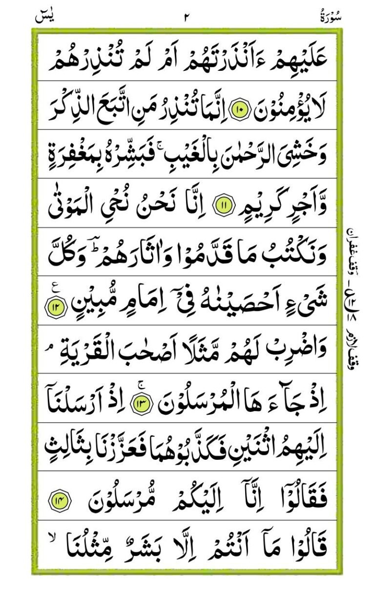Surah Yaseen - QURAN411