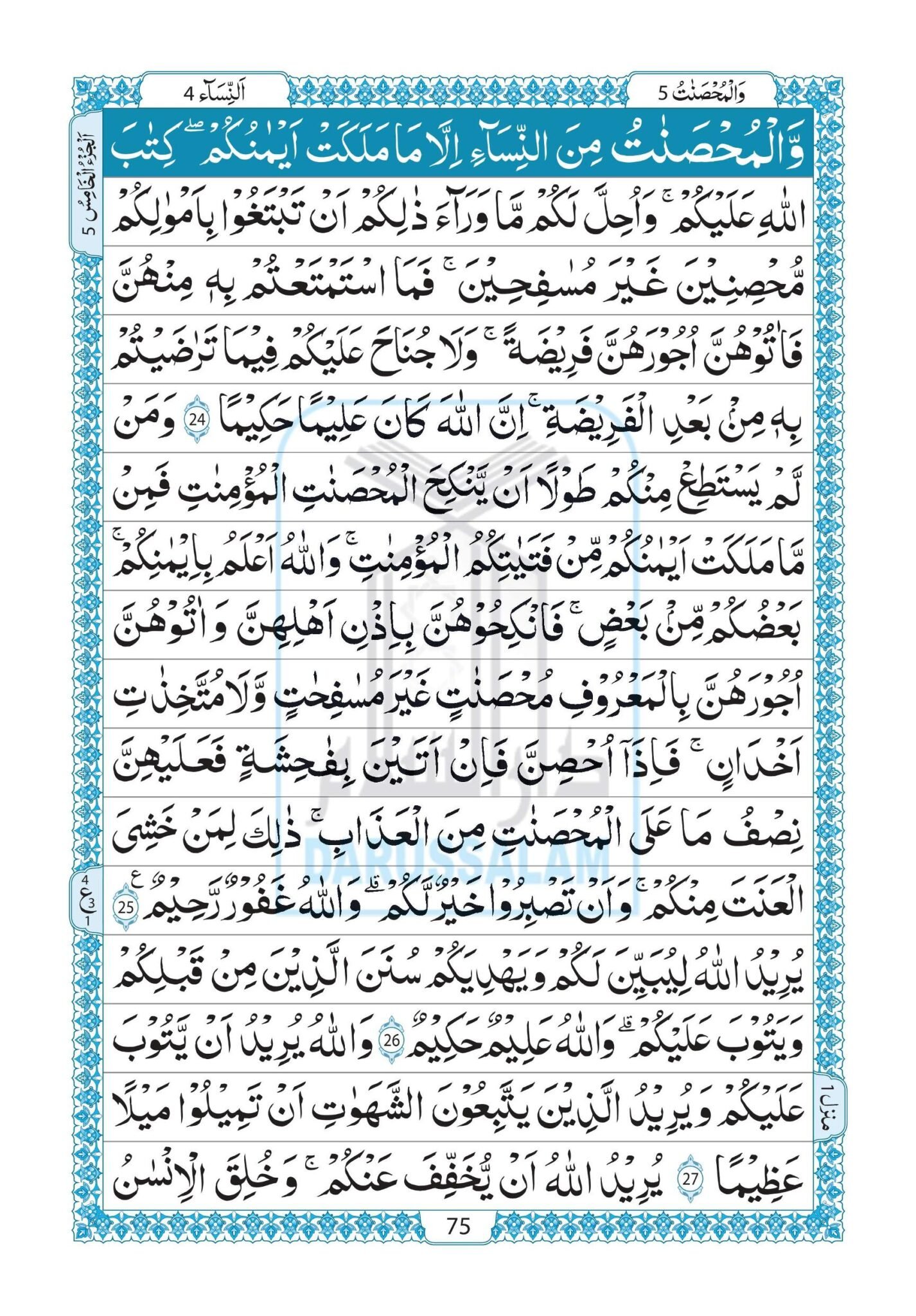 para 5 pdf | [PDF] Quran Juz (Para) 5 - QURAN411